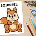 Printable Squirrel Craft Template Forest Animal Craft Fall Activities ...