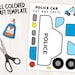Printable Police Car Craft Transportation Craft Build a Police Car ...