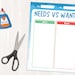 Needs Vs. Wants Sort Worksheets | Cut and Paste Activity | Needs and ...