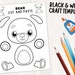 Printable Bear Craft | Forest Animals Craft | Zoo Animal Activity ...