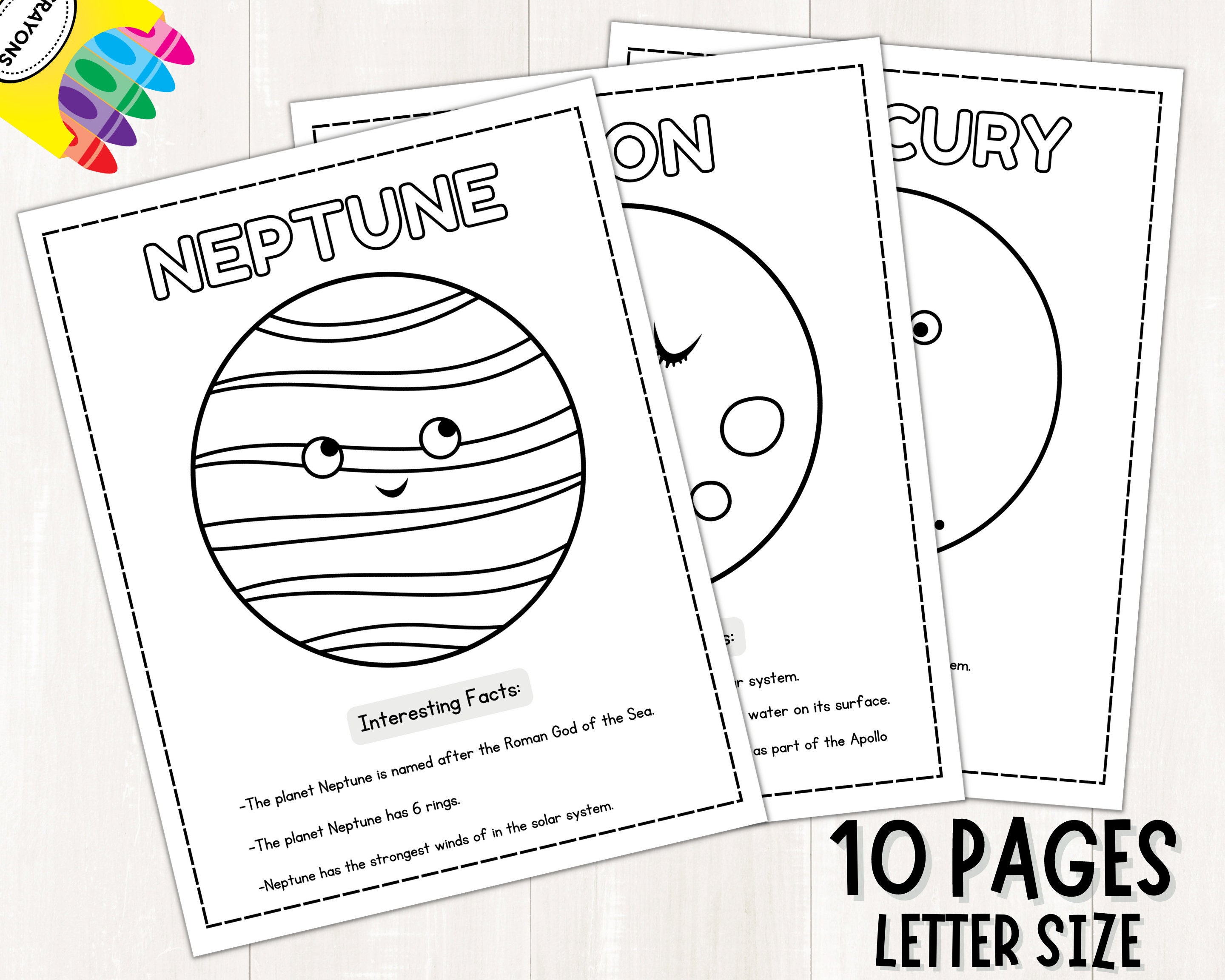 Printable Solar System Coloring Pages Interesting Facts About the ...