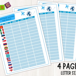 Printable Countries of the World Worksheets | Geography Worksheets ...