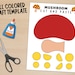 Printable Mushroom Craft Mushroom Cut & Glue Craft Build a Mushroom ...