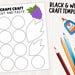 Printable Grape Craft Template | Letter G Craft | Summer Fruit Craft ...