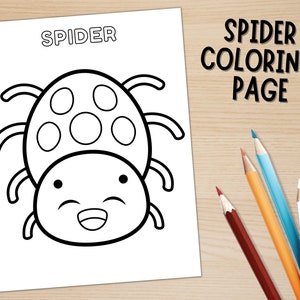 Printable Spider Craft | Halloween Craft | Kids Cut & Paste Activity ...