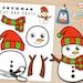 Printable Snowman Craft Template for Kids | Winter Activities | Color ...