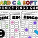 Hard C and Soft C Bingo Game Phonics Bingo Game Printable Game for Kids Instant Download PDF - Etsy
