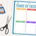 Sense of Taste Sorting Activity Sorting Food Based on Taste Activity ...