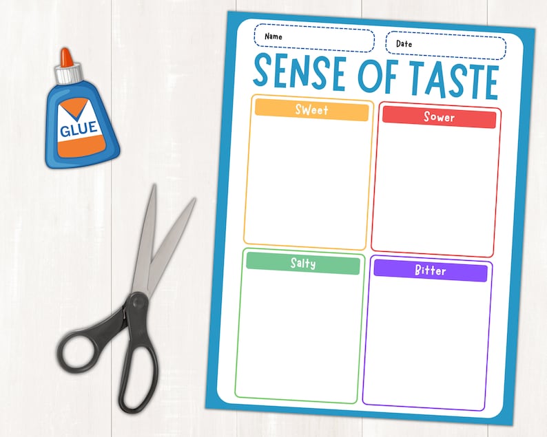 Sense of Taste Sorting Activity | Sorting Food Based on Taste Activity ...