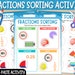 Fractions Sorting Activity Cut and Paste Fractions Activity Sort ...