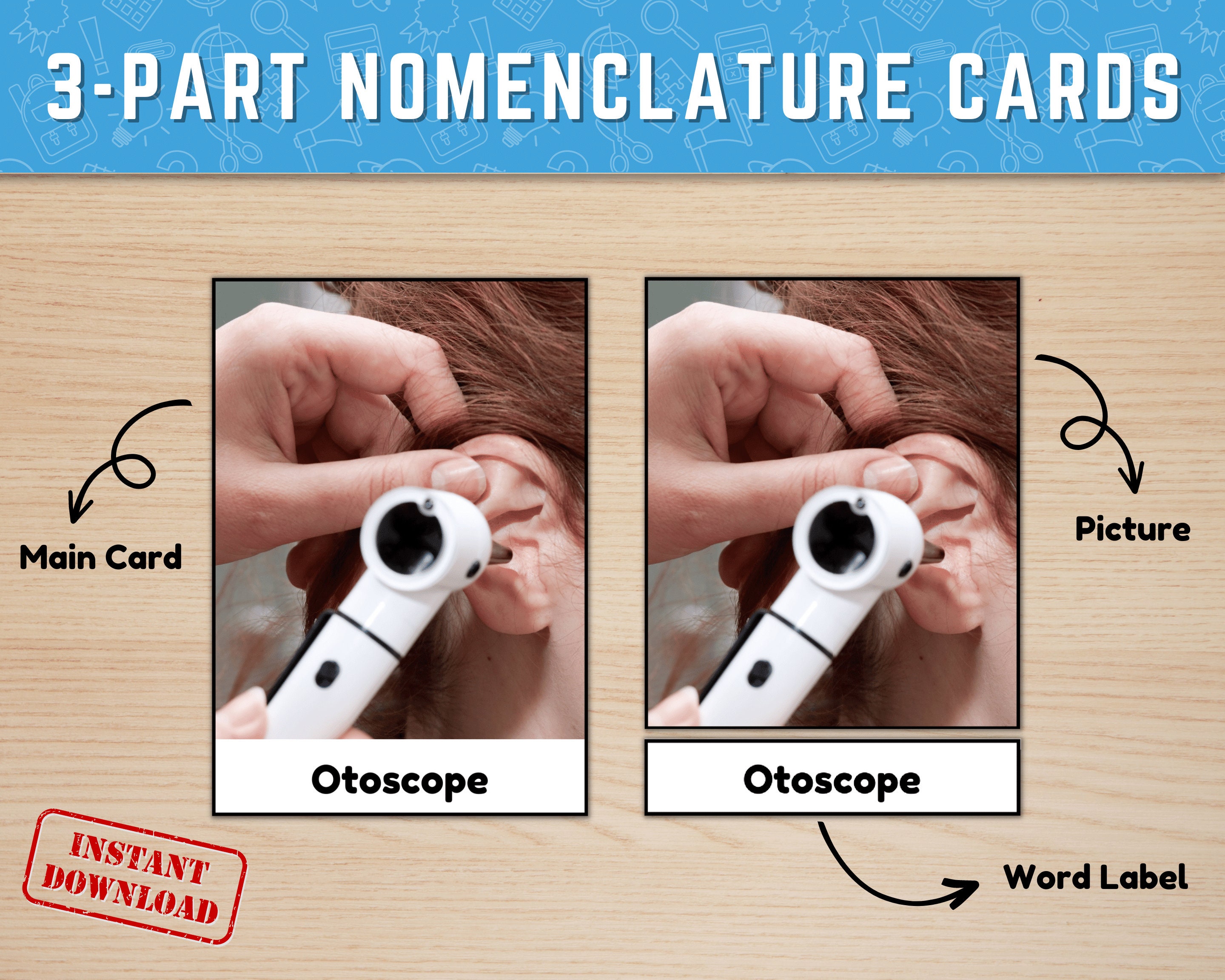 Medical Tools Printable Flashcards | Medical Instruments 3-parts Cards ...
