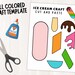 Printable Ice Cream Craft Build an Ice Cream Summer Craft Activity ...