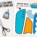 Printable Speedboat Craft Template | Transportation Craft | Color, Cut ...