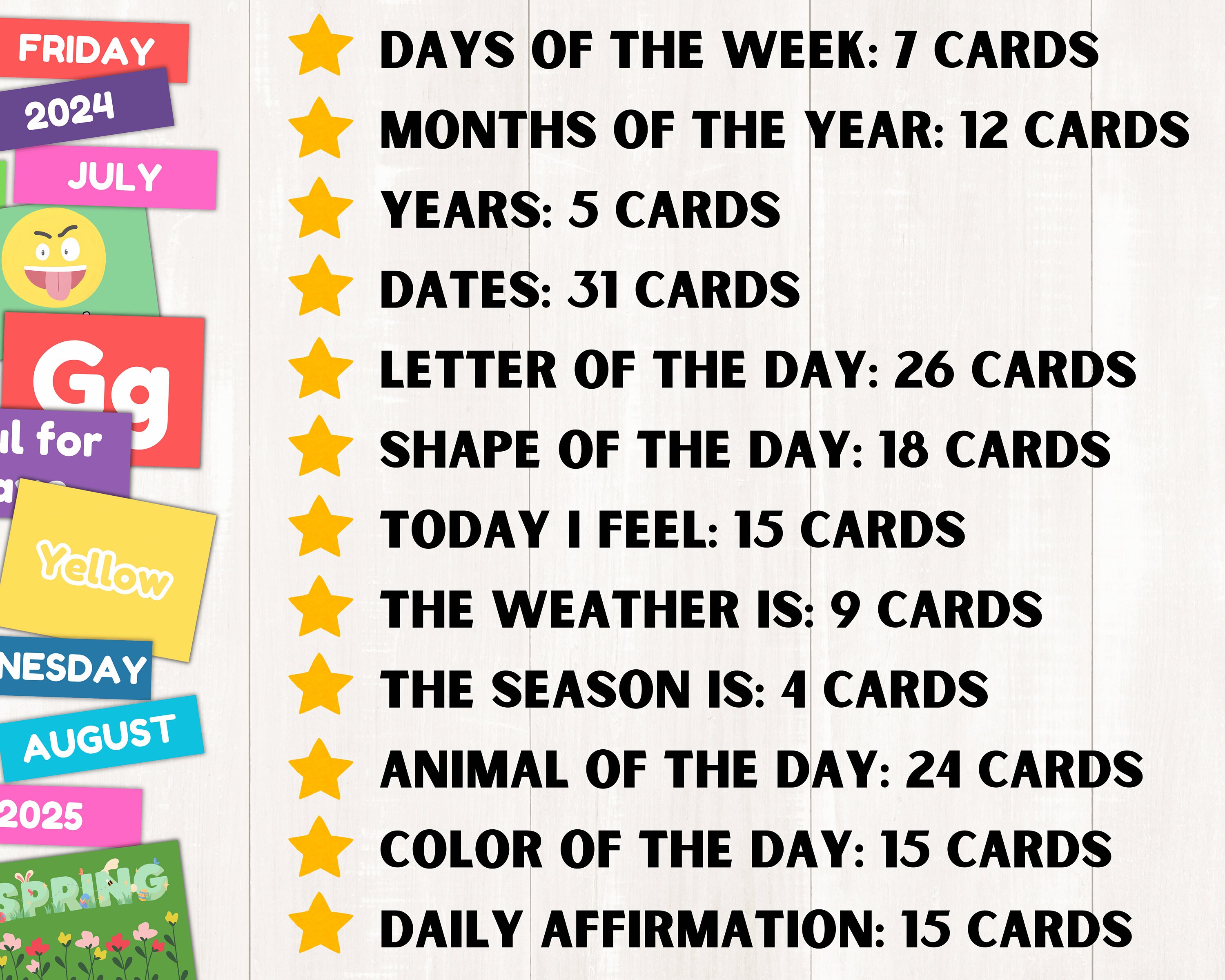 Printable Morning Board I Kids Daily Calendar I All About Today I ...