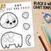 Printable Cat Craft Template | Pet Animal Craft | Farm Animal ...