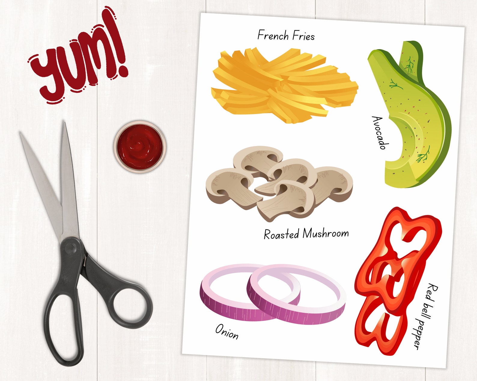 Build a Burger Game for Kids | Pretend Play | Preschool Activity ...