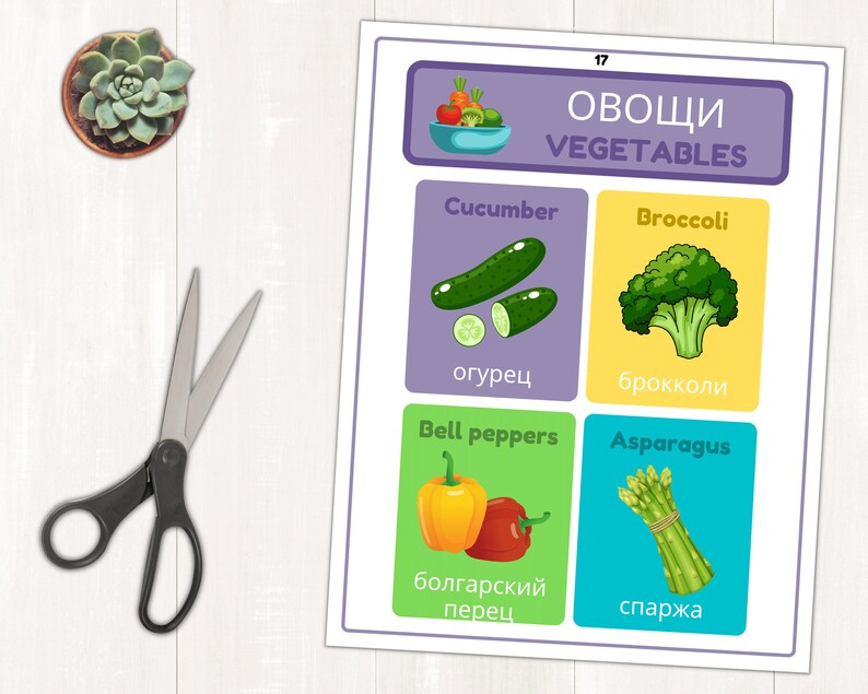 My First 100 Russian Words | Printable Russian-english Picture ...