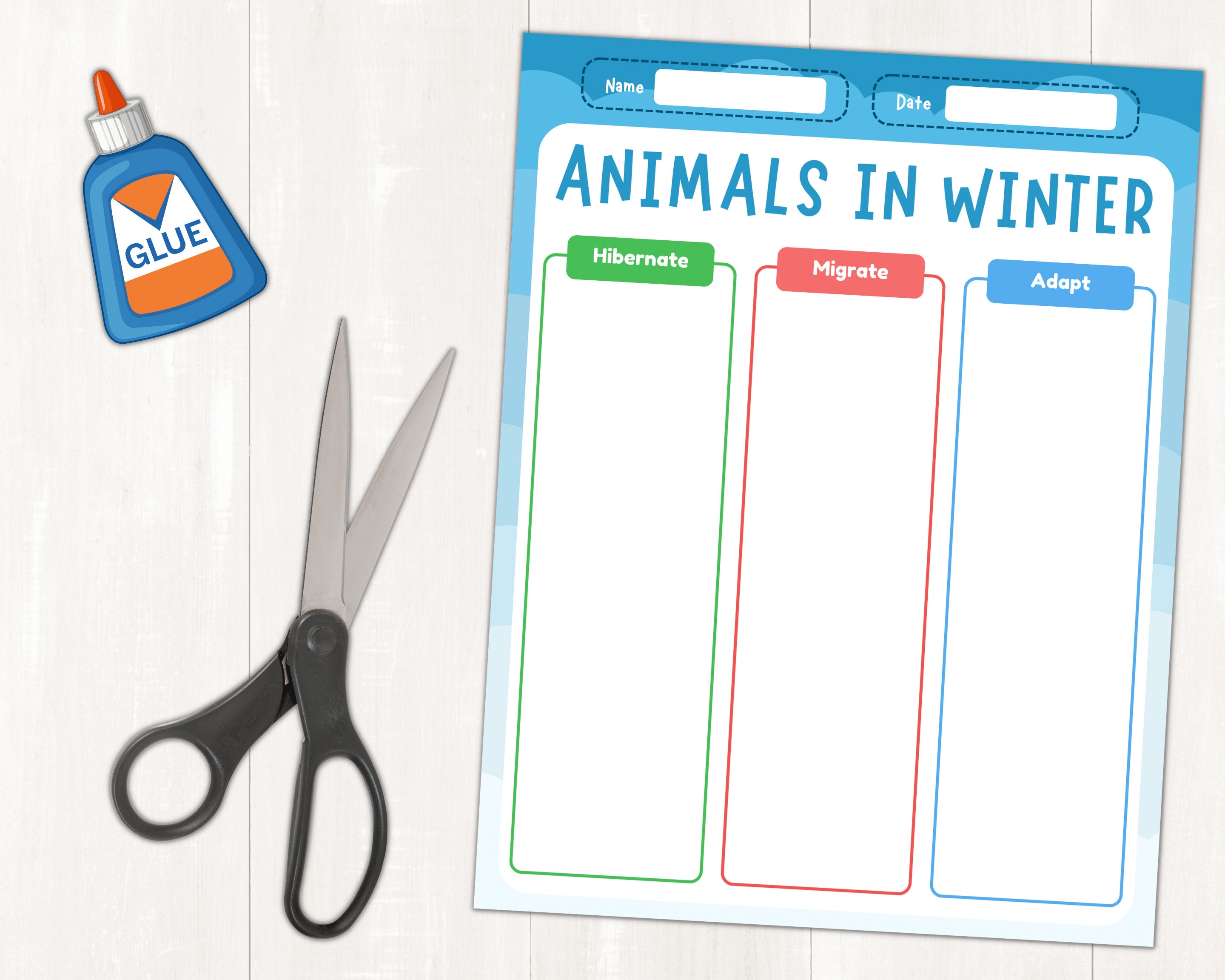 Animals in Winter: Hibernate, Migrate, and Adapt | Animals Sorting ...