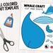 Printable Whale Craft | Build a Paper Wale Craft Activity | Ocean ...