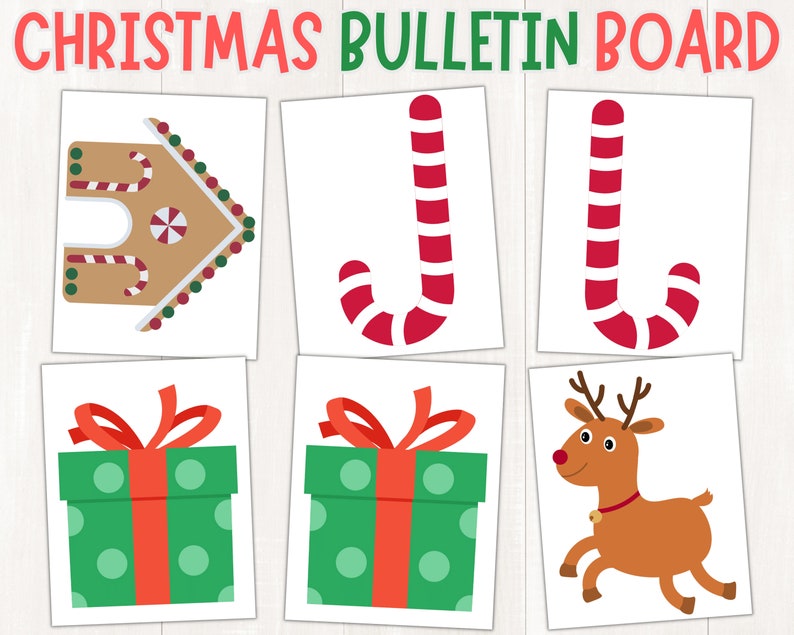 Christmas Bulletin Board Kit | Christmas Classroom Decor | Door Decor ...