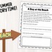 Summer Reading Comprehension Printable Worksheets Engaging Stories ...