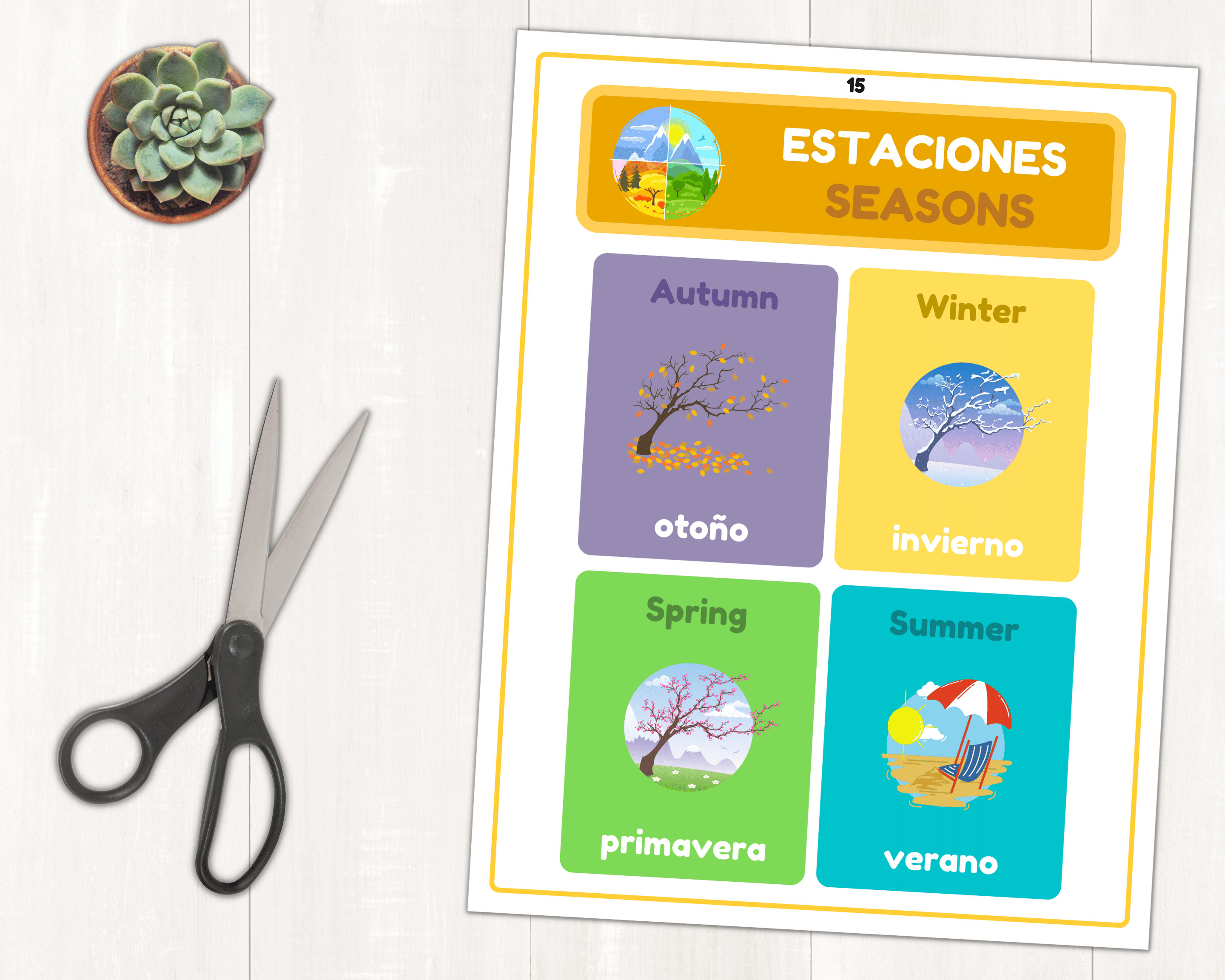 My First 100 Spanish Words | Printable Spanish-english Picture ...