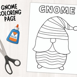 Printable Easter Gnome Craft | Build a Gnome | Spring Gnome Craft ...