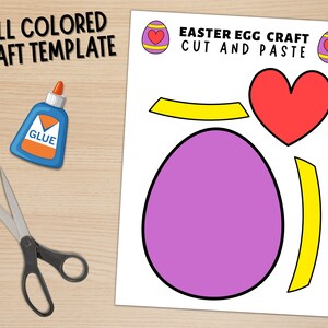 Easter Egg Craft Activity | Spring Craft | Easter Activities ...