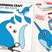Printable Narwhal Craft for Kids | Ocean Animal Activity | Winter ...