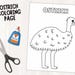 Printable Ostrich Craft Template for Kids | African Animal Activity ...