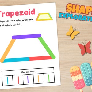 2d Shapes Popsicle Sticks Activity | 2d Shape Building | Printable for ...