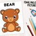 Printable Bear Craft | Forest Animals Craft | Zoo Animal Activity ...