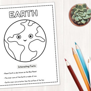 Printable Solar System Coloring Pages | Interesting Facts About the ...