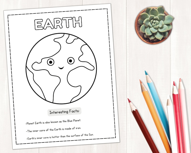 Printable Solar System Coloring Pages Interesting Facts About the ...