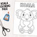 Printable Koala Craft Template for Kids | Australia Day Activities ...