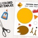 Printable Chicken Craft Template Farm Animal Craft Activity Chicken ...
