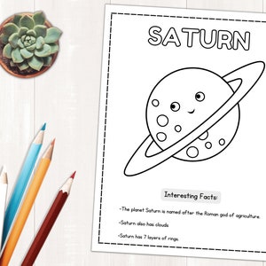 Printable Solar System Coloring Pages | Interesting Facts About the ...