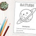 Printable Solar System Coloring Pages Interesting Facts About the ...