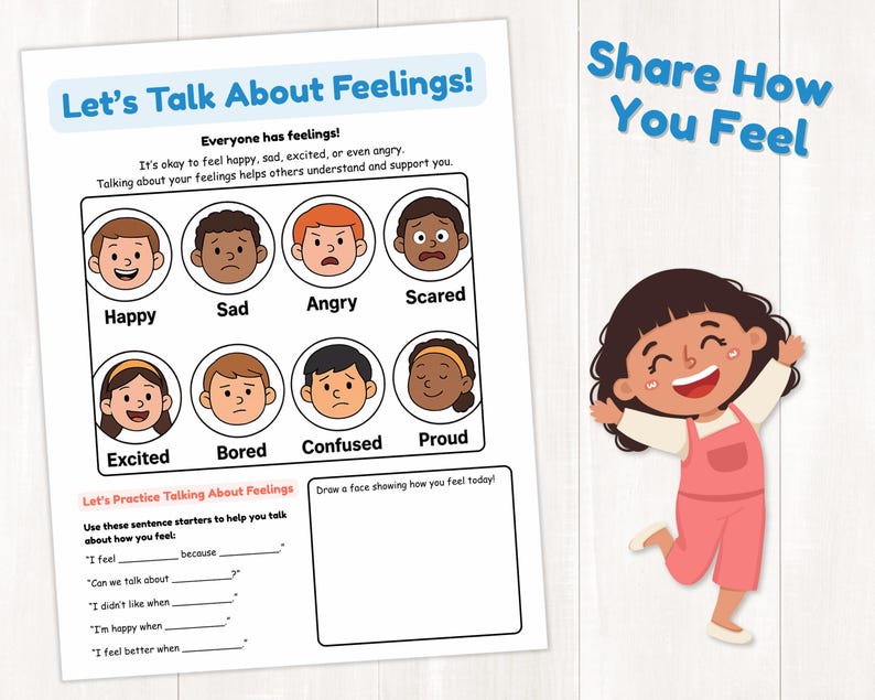 Communication Skills Worksheets for Kids | Cheat Sheet | 12-page SEL ...