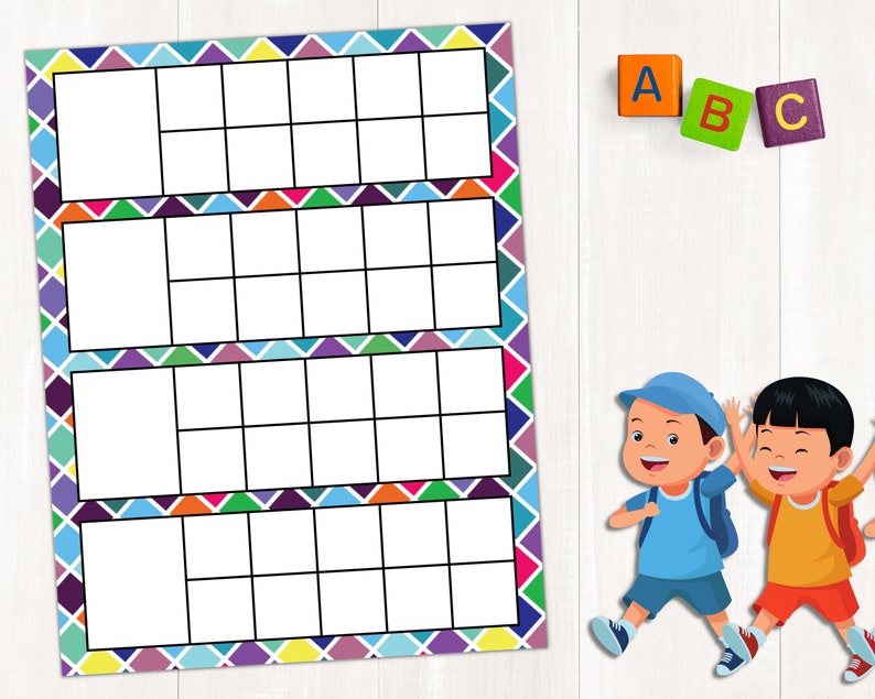 Calendar Ten Frames | Counting the Days of School | Back to School ...