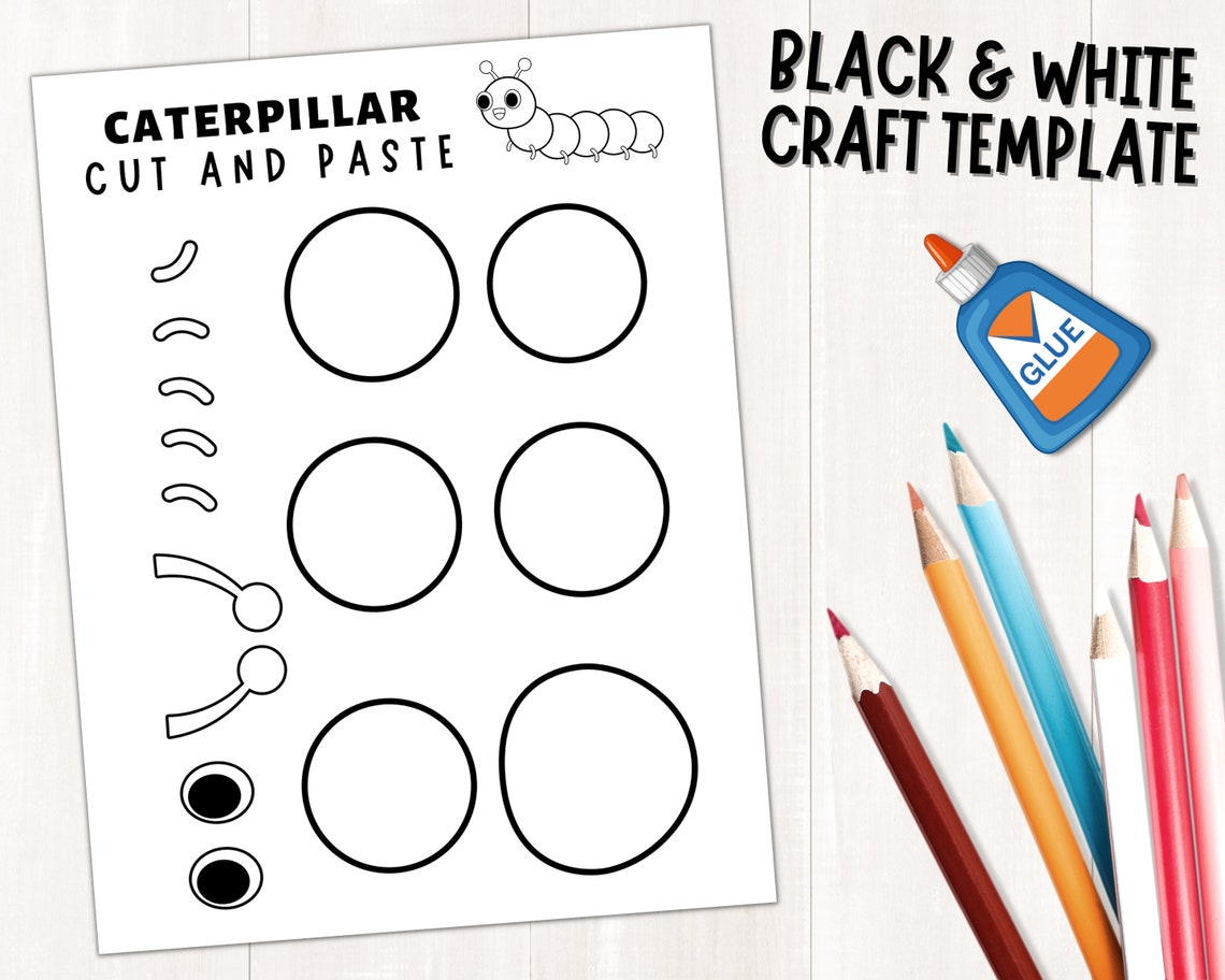 Printable Caterpillar Craft, Spring Activities, Insect Craft ...