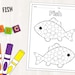 Sea Animals Dot Marker | Printable Ocean Animal Do a Dot Coloring Pages ...