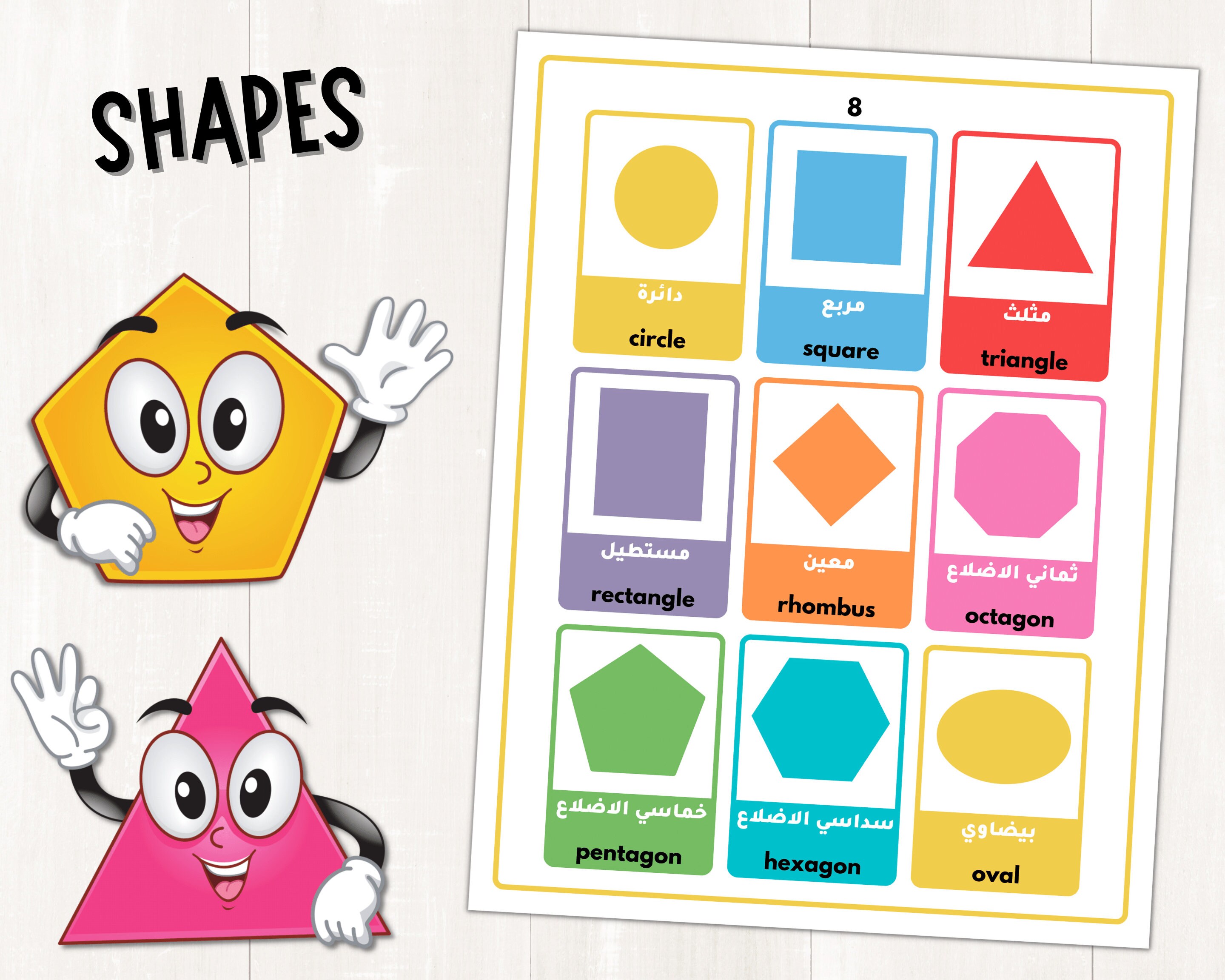 Printable Arabic-english Picture Dictionary My First 200 Arabic Words ...