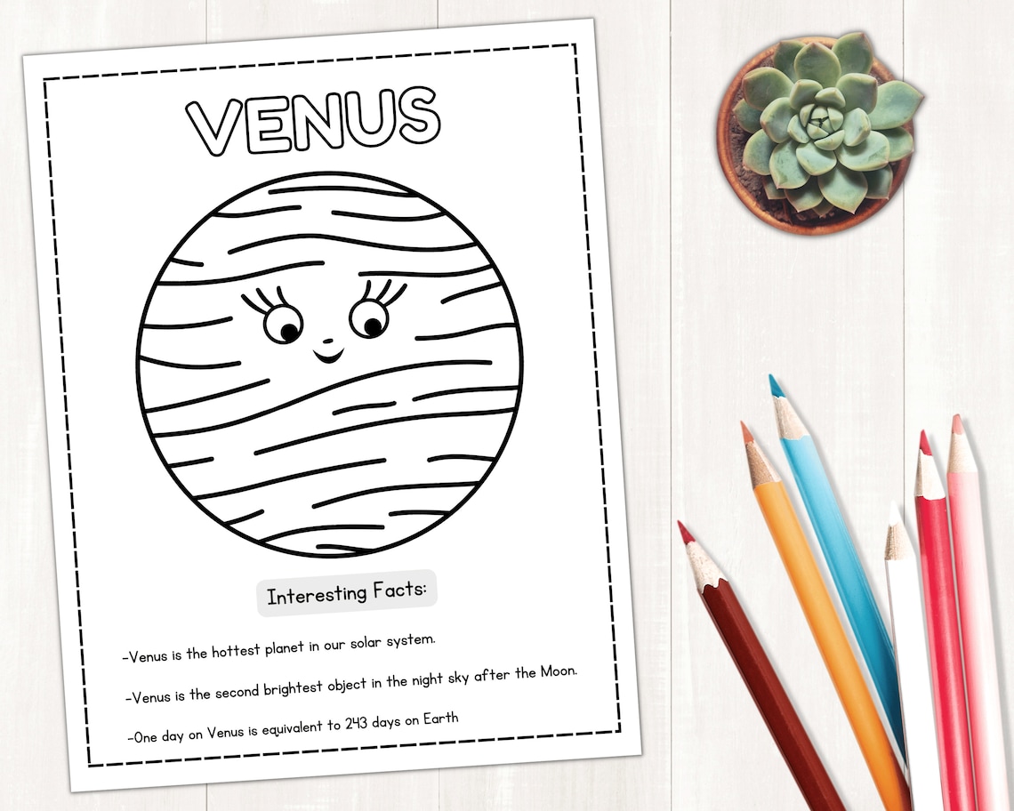 Printable Solar System Coloring Pages | Interesting Facts About the ...