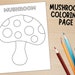 Printable Mushroom Craft Mushroom Cut & Glue Craft Build a Mushroom ...