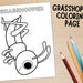 Grasshopper Craft Printable Template Insect Craft Activity - Etsy