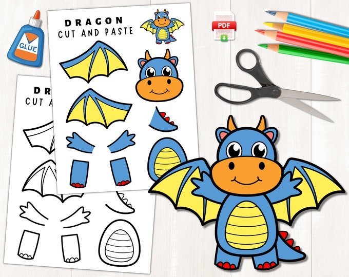 Dragon Light Jar Craft Kit, Kids Diy Kit, Dinosaur Kit, Kids Project ...