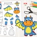 Printable Dragon Craft for Kids | Fairytales Activities | Build a ...