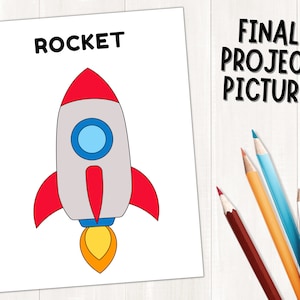 Printable Rocket Craft | Outer Space Activities | Build a Rocket ...
