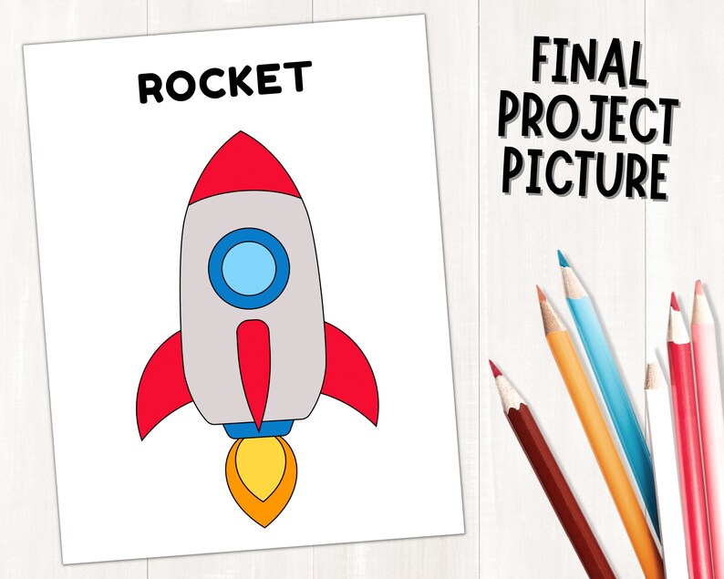 Printable Rocket Craft | Outer Space Activities | Build a Rocket ...